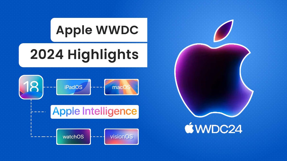 Apple WWDC 2024 Highlights: iOS 18, Apple Intelligence, & More | Medium