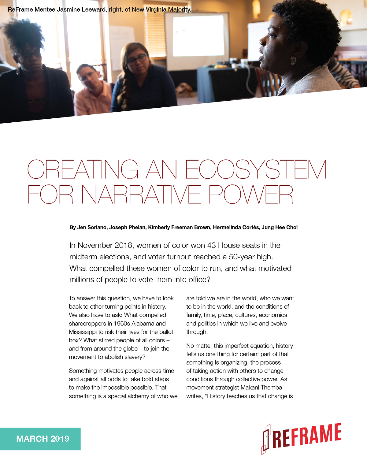 Creating an Ecosystem for Narrative Power | by ReFrame | Medium