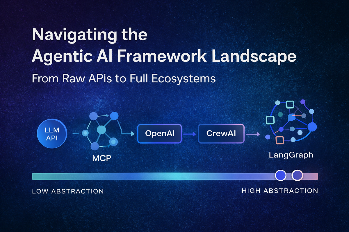 Navigating the Agentic AI Framework Landscape: From Raw APIs to Full ...