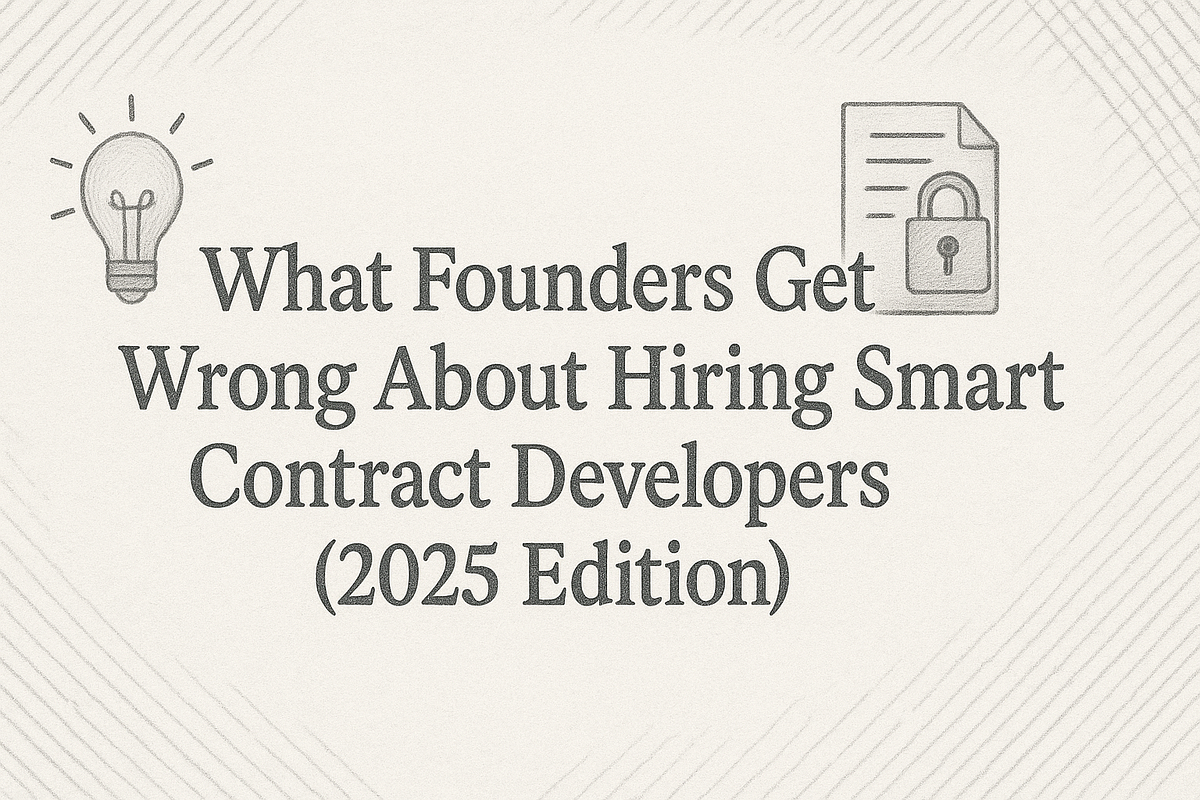 What Founders Get Wrong About Hiring Smart Contract Developers (2025 ...