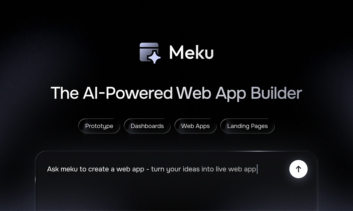 Meku: AI Web App Builder for Developers | Build React Apps | by Vinish Bhaskar | Medium