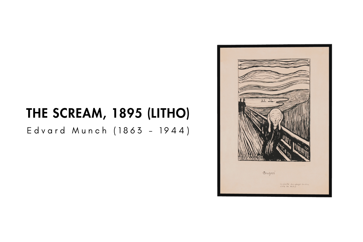 ElmonX The Scream, 1895 (litho) Munch, Edvard (1863-1944) | by ElmonX | ElmonX | Medium