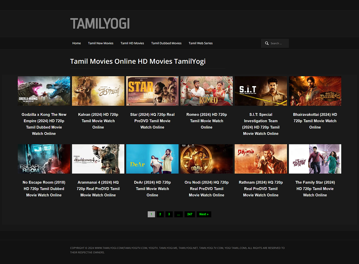Tamilyogi original website is Www1Tamilyogi.bio for Tamil movies and Tamil dubbed movies ...