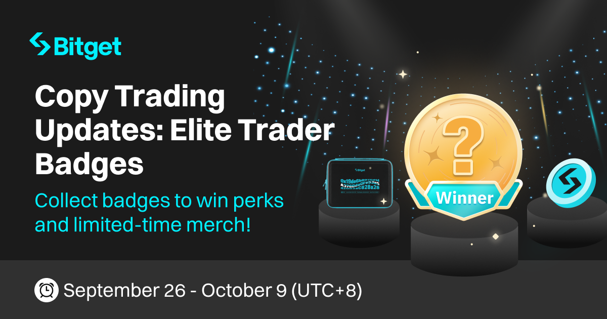 Bitget has launched elite trader badges, a series of exclusive badges ...