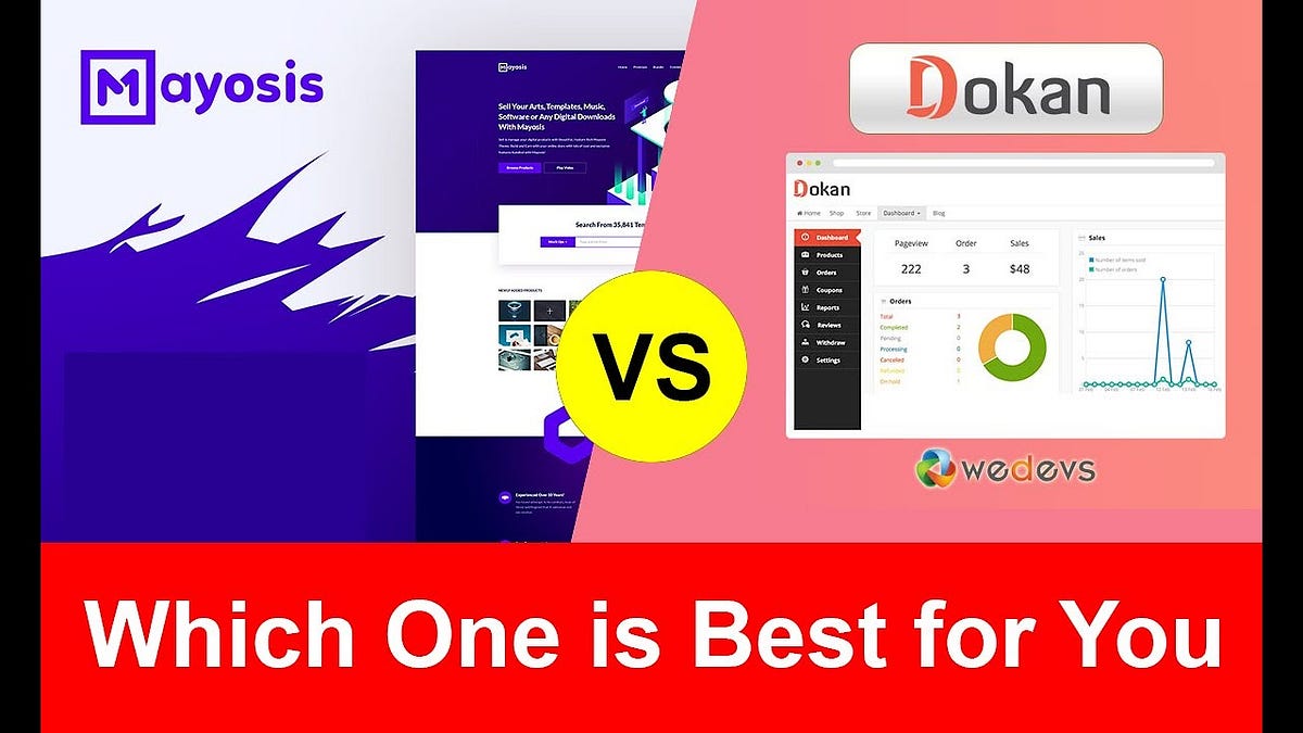 Dokan or Mayosis 🤔 Which one is Best for Digital Download Marketplace | by Foysal Ahmed | Medium