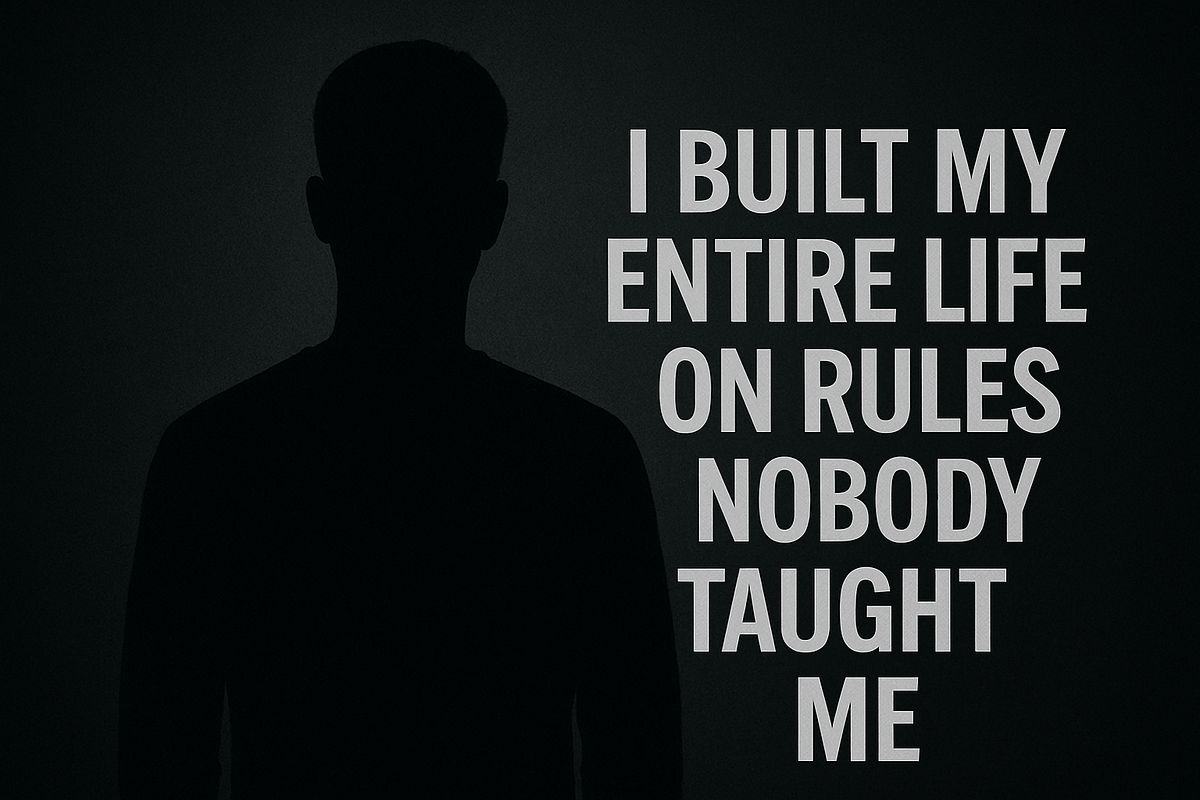 I Built My Entire Life on Rules Nobody Taught Me | by Observer 33 | Medium