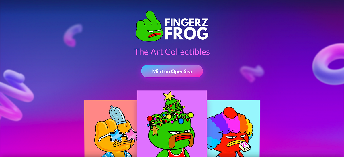 FINGERZ FROG: The project for art collectibles. | by FINGERZ FROG | Oct ...