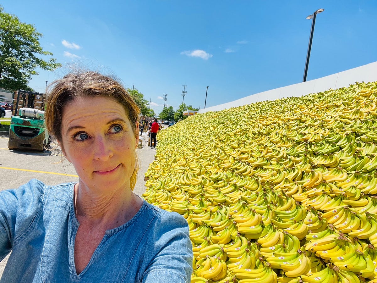 World’s Largest Banana Display. And I spent today helping build it | by ...