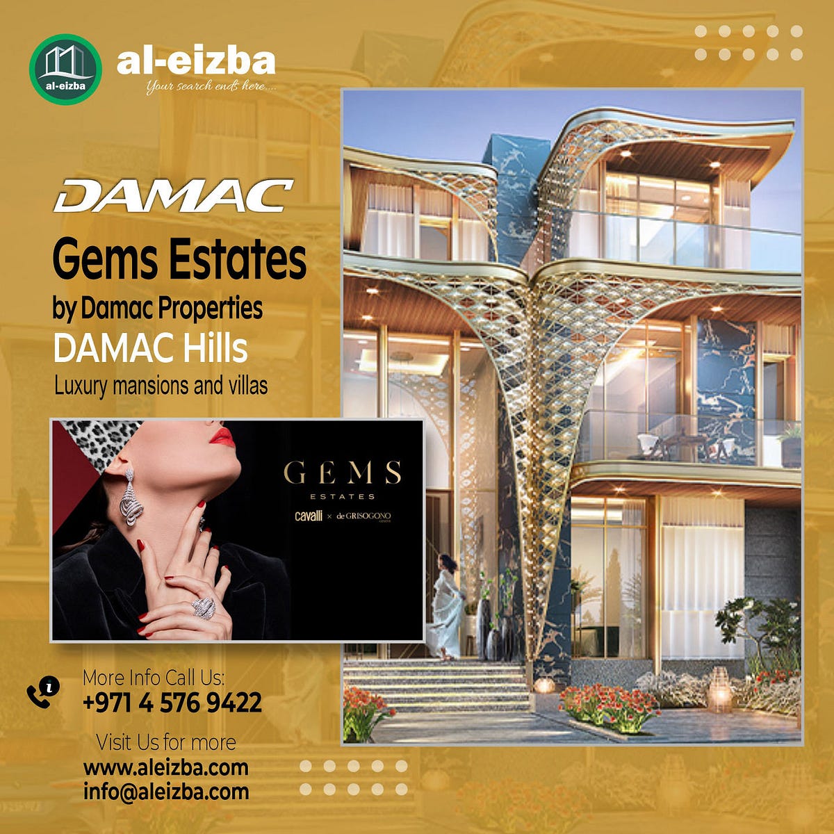 Gems Estates By Damac Properties - Aleizba Housing - Medium