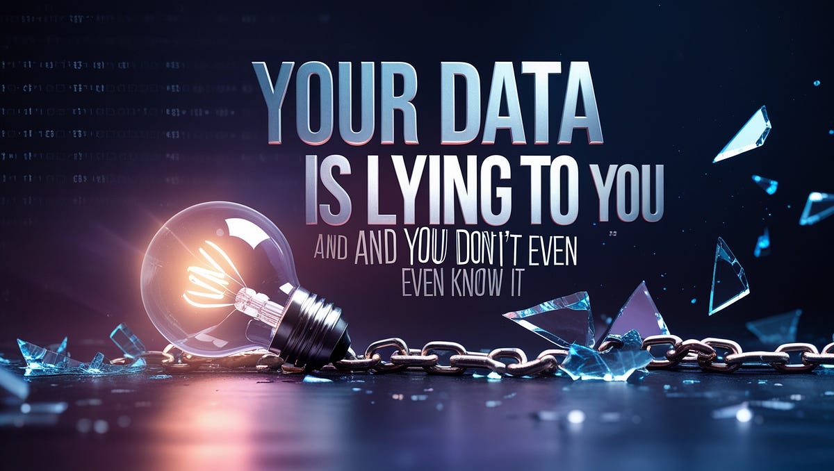 Your Data Is Lying to You — And You Don’t Even Know It | by Basil Shah ...