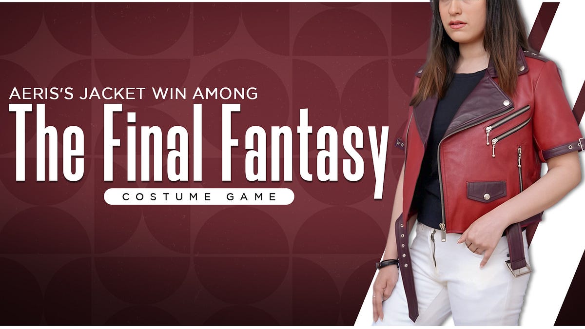 Aeris’s Jacket Wins Among The Final Fantasy Costume Game | by Fanzila Jackets | Medium