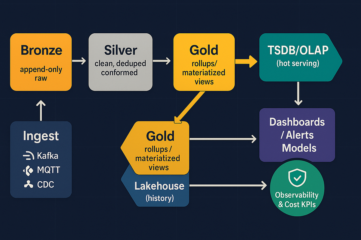 Time Series Data Engineering:Architecture,Patterns | Stackademic