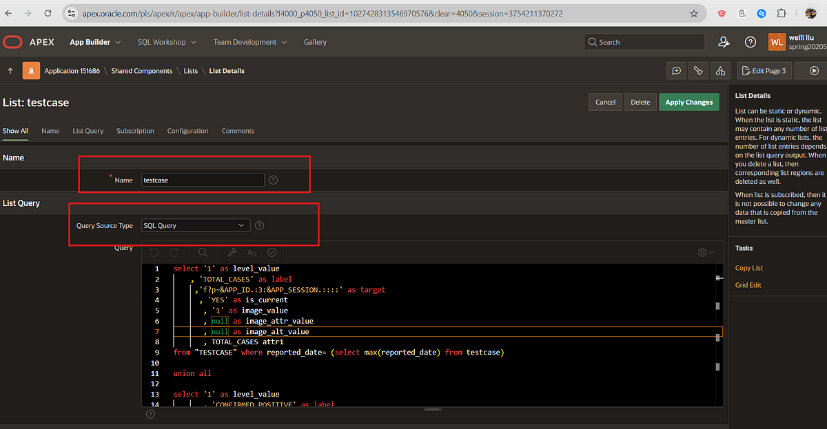 How to Change Color of Badge List in Oracle APEX | by Cherryliu | Medium