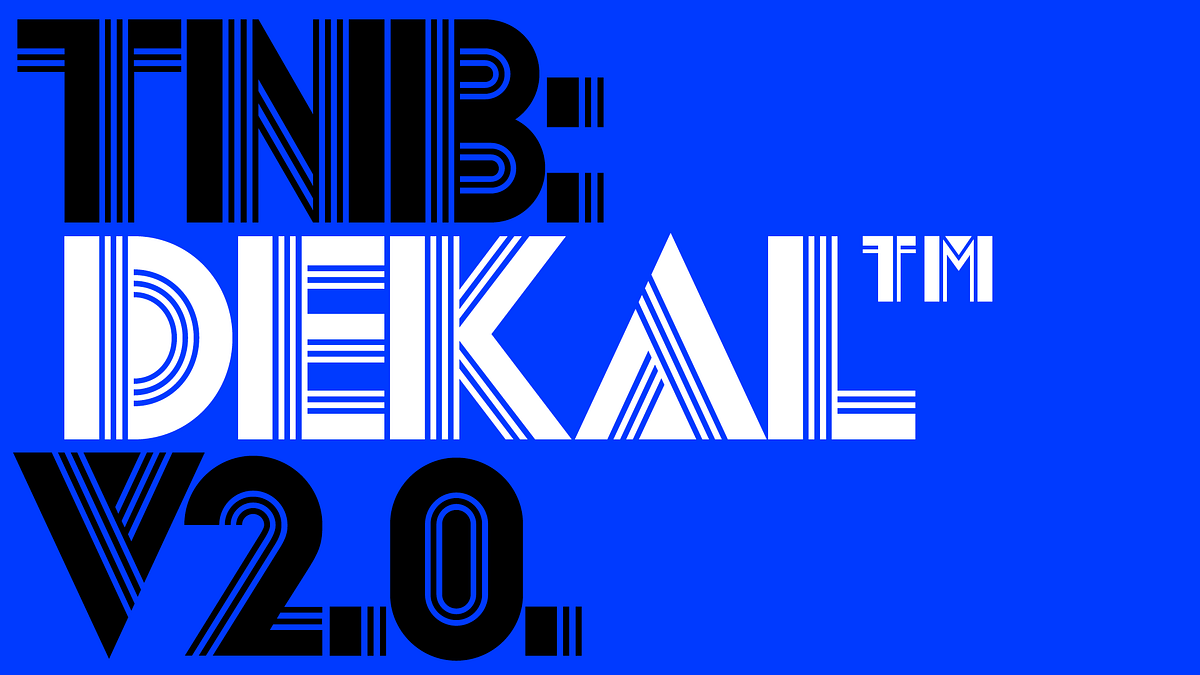 The Northern Block re-releases Dekal—Bringing a revival typeface out to ...