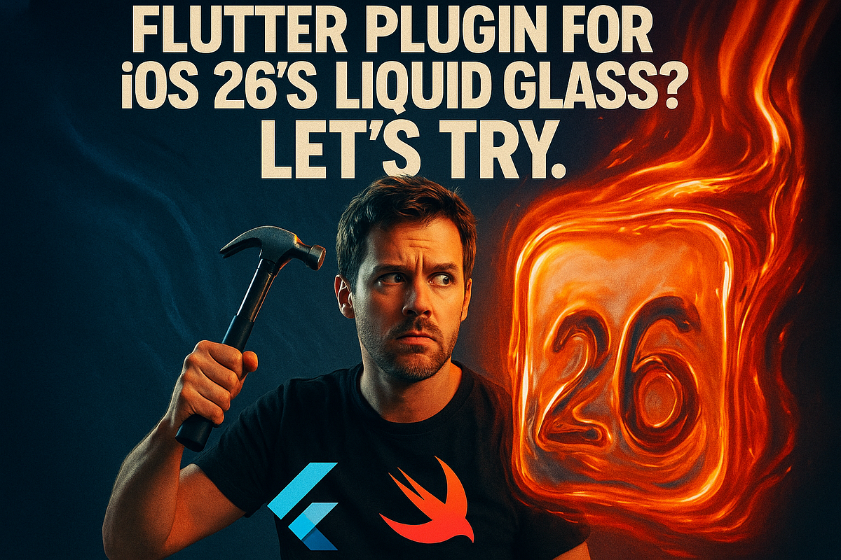 Can You Build a Flutter Plugin for iOS 26’s Liquid Glass? Let’s Try. | by Mobile App Developer ...