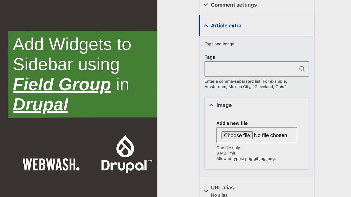 Add Widgets To Sidebar Using Field Group In Drupal By Ivan Zugec 5019