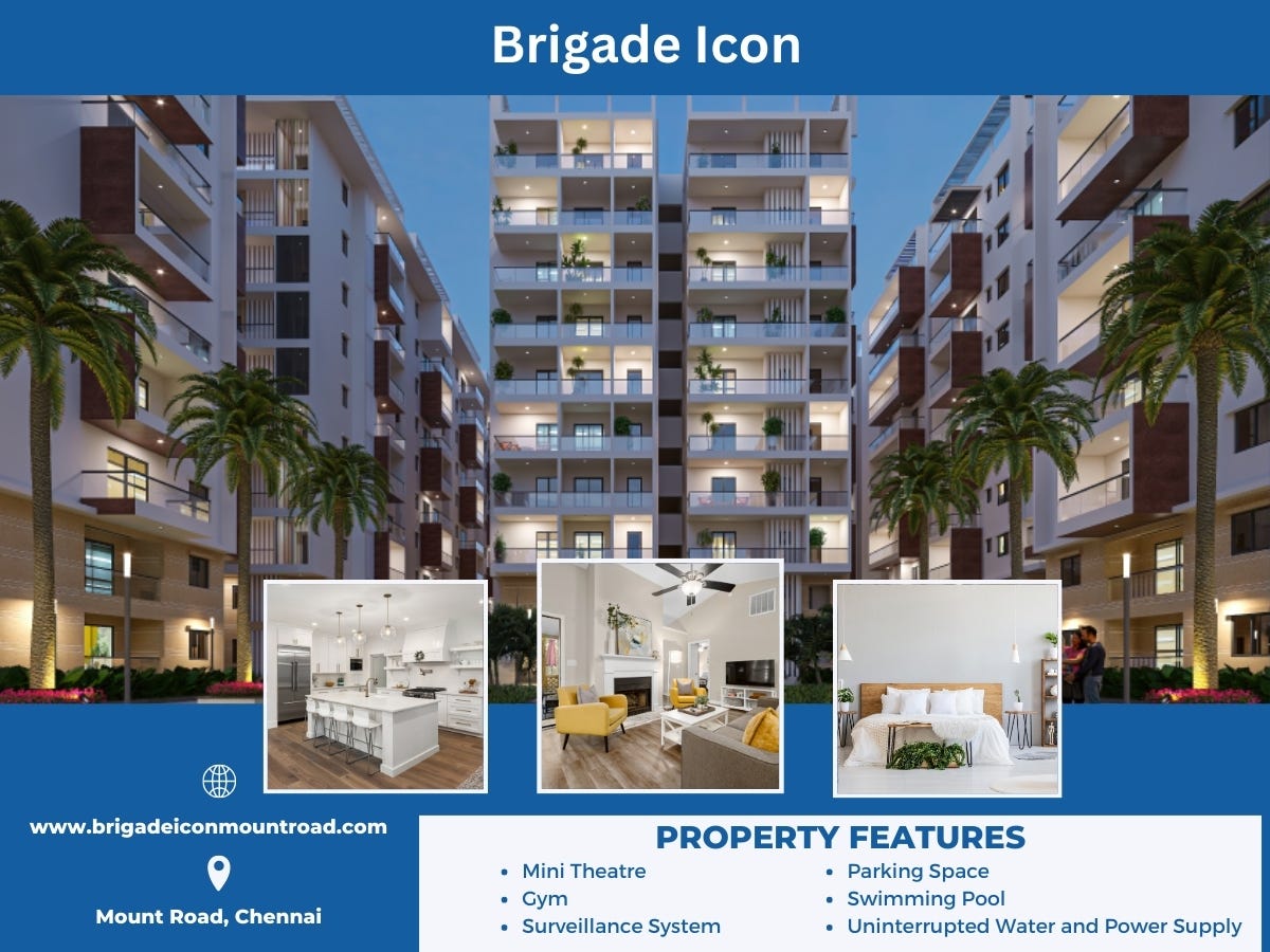 Brigade Icon: Modern Apartments in Mount Road, Chennai | by Jingo Prop ...