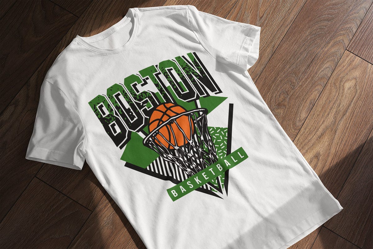 Free Boston Basketball 90s Throwback Unisex Shirt | by William Hendon ...