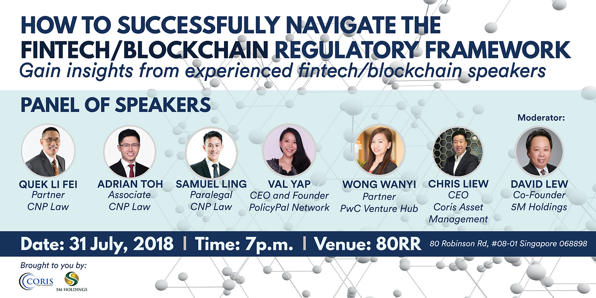 Event: How to Successfully Navigate the FinTech/Blockchain Regulatory ...