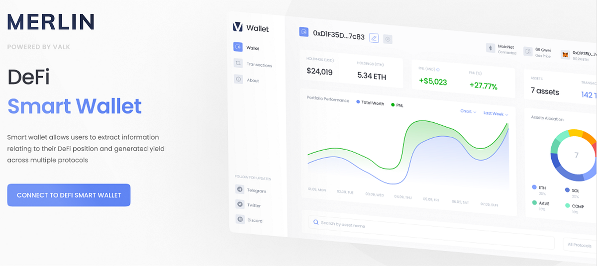 Introducing MERLIN, the DeFi Wallet Tracker Powered by VALK | by Build ...