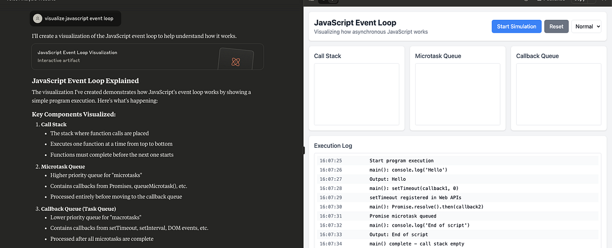 Use AI to understand javascript common concept | by Jitin Kayyala | Mar, 2025 | Medium