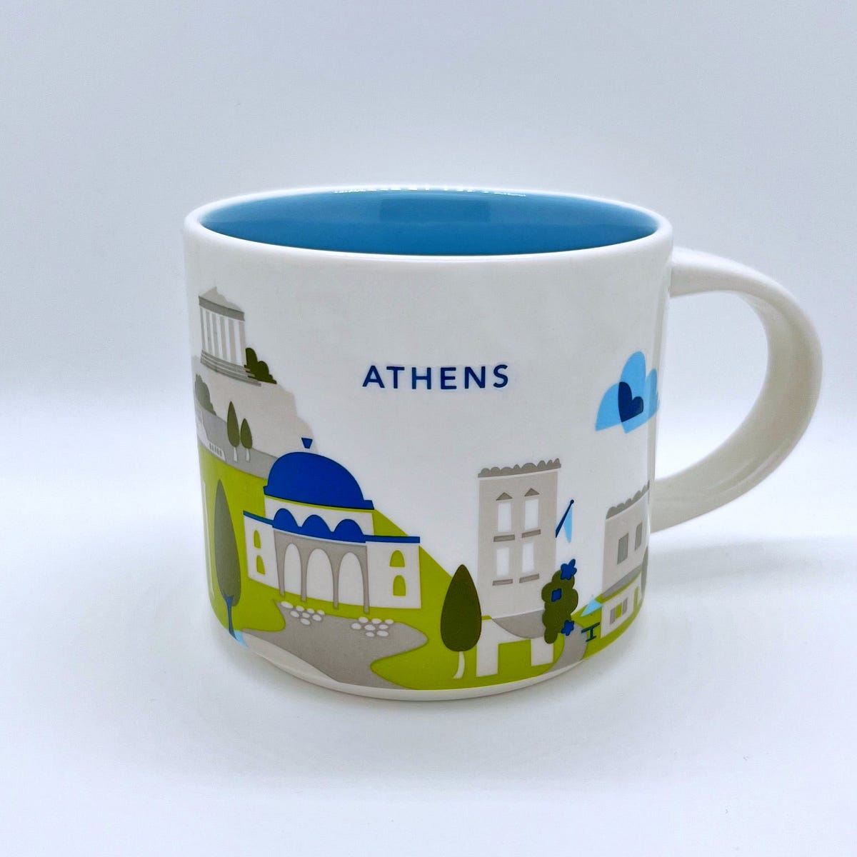 Starbucks 🇬🇷 Athens City Coffee Mug - Thecoffeemugshop - Medium