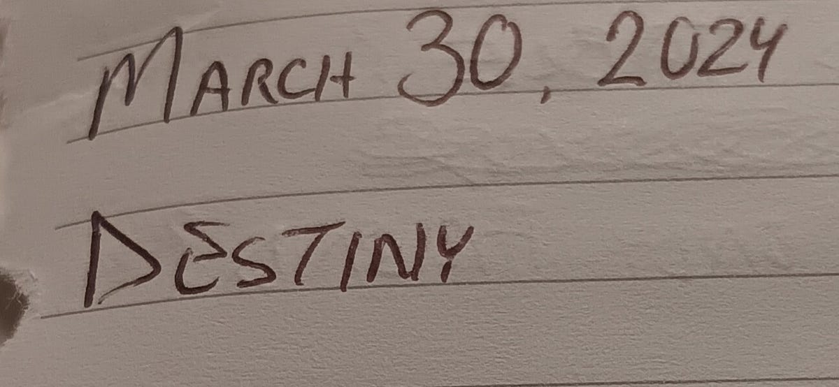 Destiny. A poem | by T. Bass | Paper Poetry | Jul, 2024 | Medium