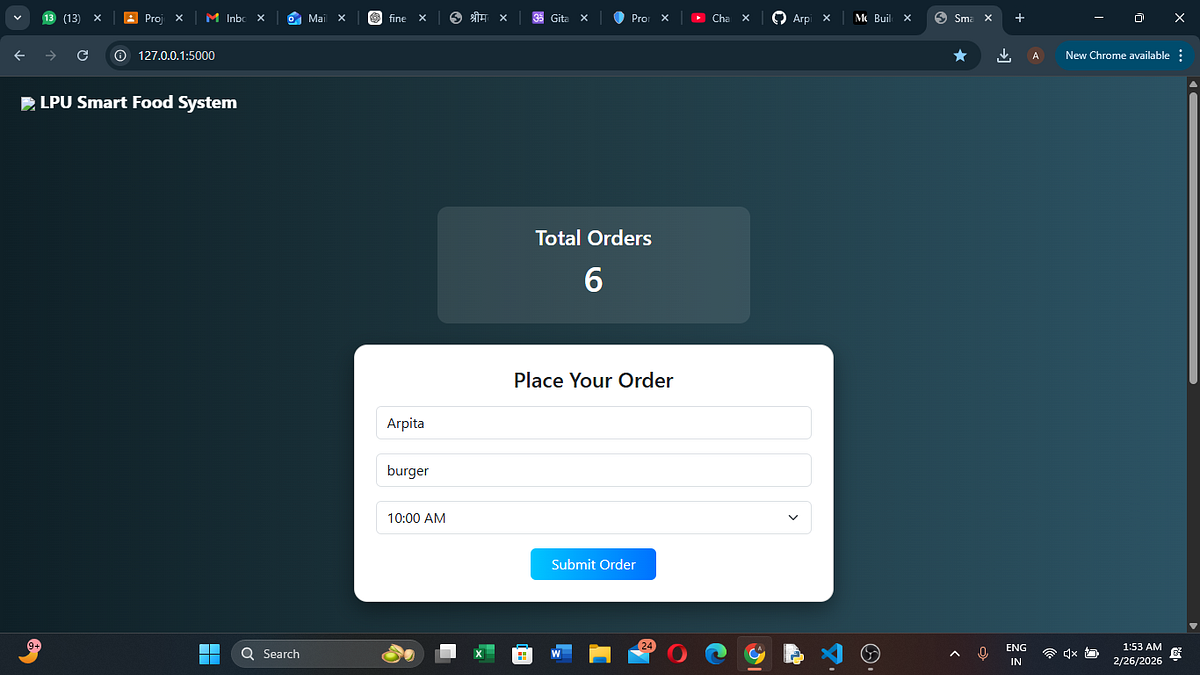 Building a Smart Food Stall Pre-Ordering System Using Flask and SQLite ...