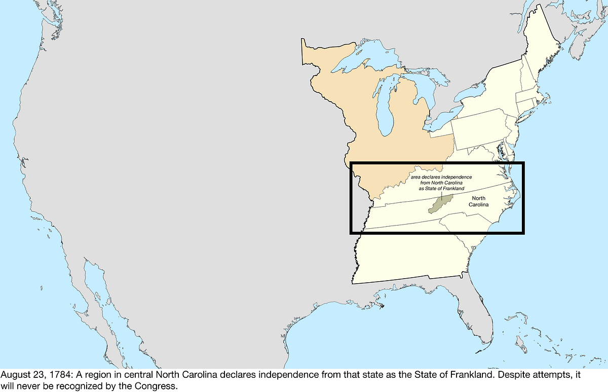 The State of Franklin. This blog so far has so far served a… | by Andy ...