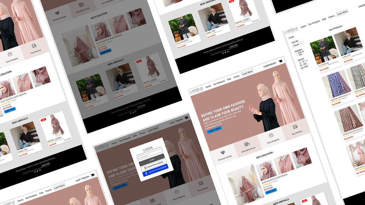 UX Case Study-LAEEBA.id Web Interface Redesign | by Esti Muzayyanah ...