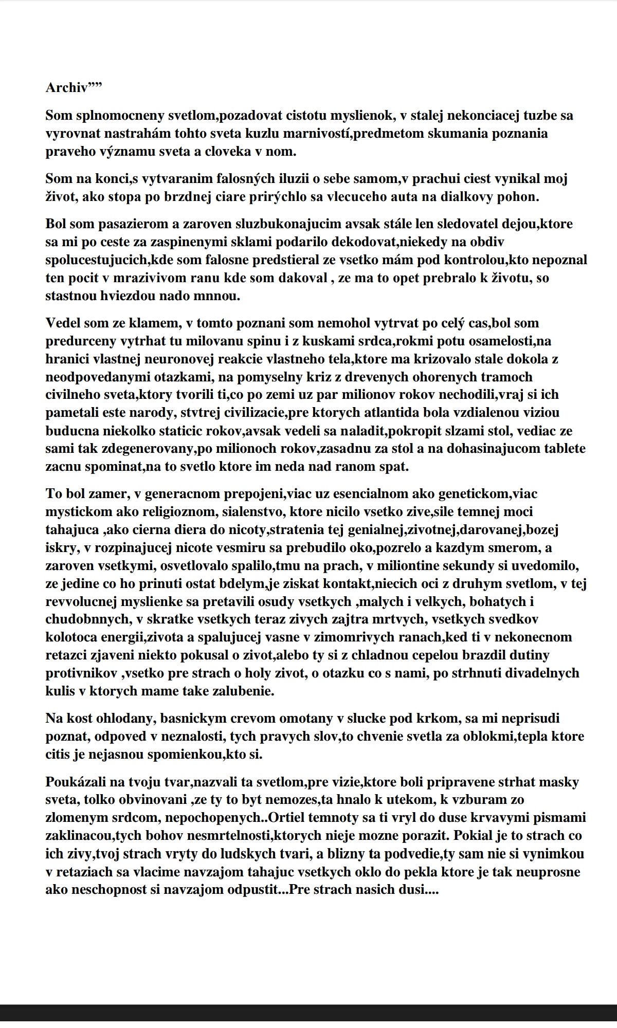 Plameň poznáš, deň neprecitiš.. - Milan Komada - Medium