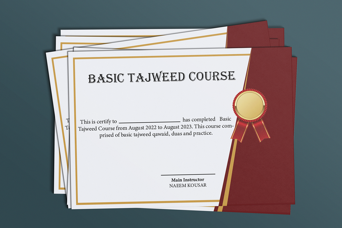 4 Best Certificate design that I’ve created - Hafsa Fatima - Medium