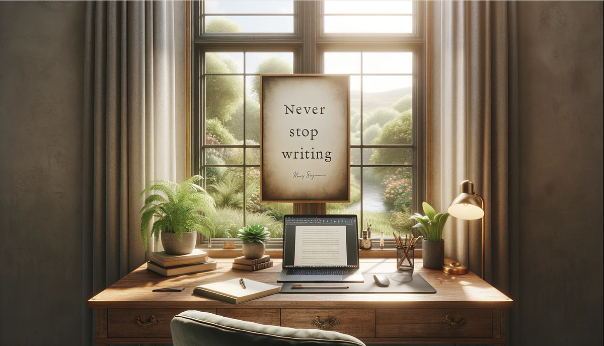 Never Stop Writing — Accepting New and Experienced Writers | by Marcus ...