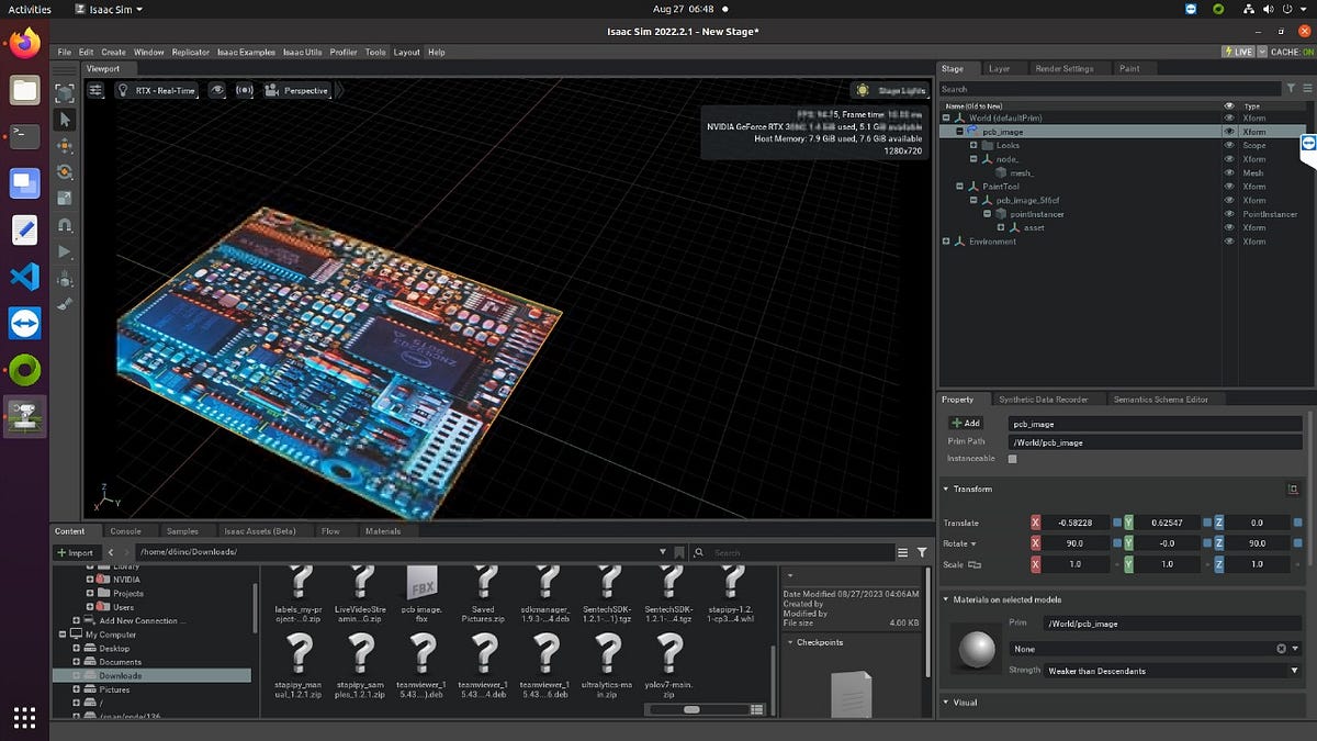 Leveraging Isaac Sim For Synthetic Data Generation In Pcb Design By