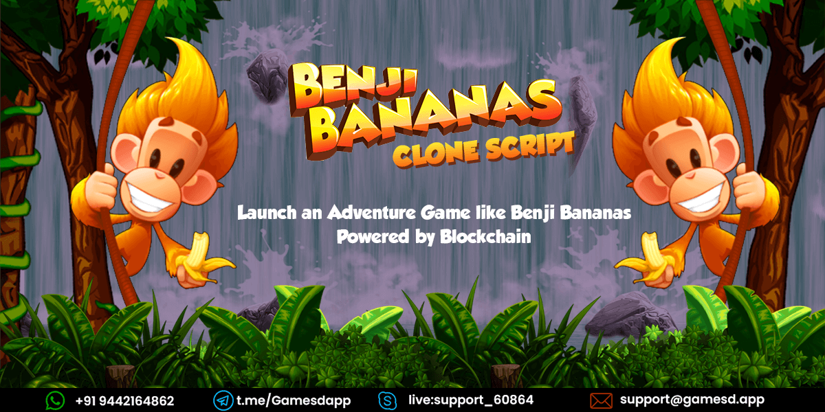 Develop your action adventure gaming platform with Benji Bananas clone ...