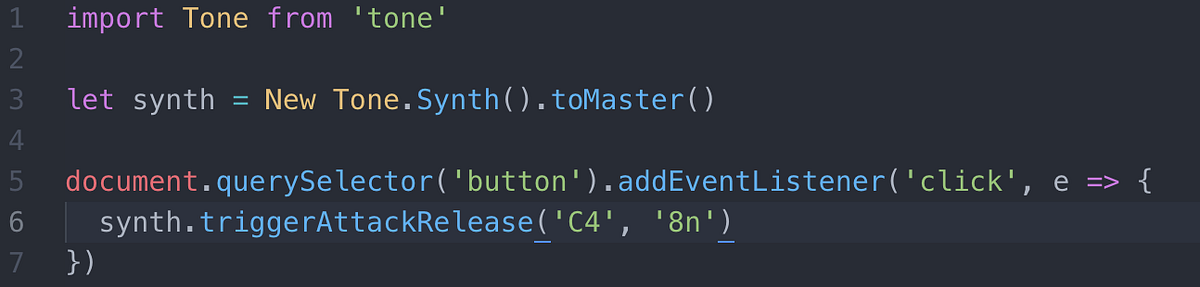 Building a Synthesizer in Javascript with Tone.js | by Henry Koehler | Medium
