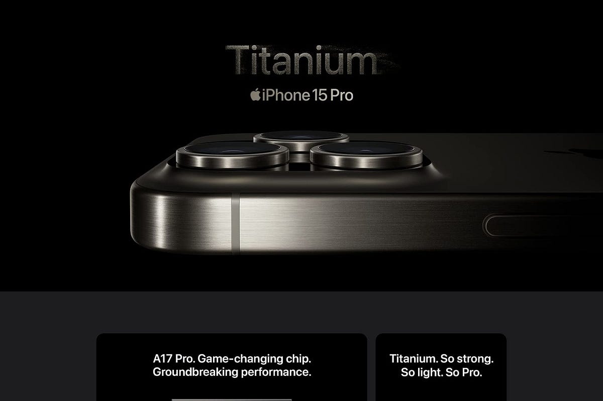 iPhone 15 Pro: A Titanium Masterpiece with Unrivaled Camera and Display ...