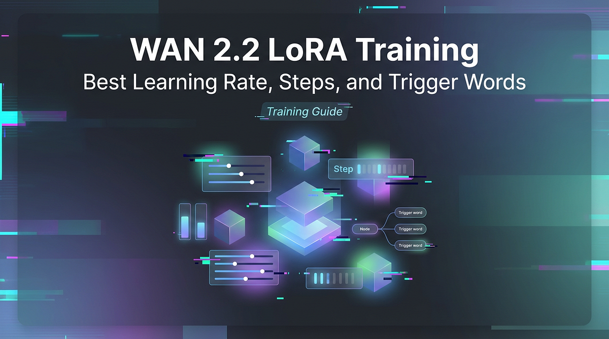 WAN 2.2 LoRA Training Settings: Best Learning Rate, Steps, and Trigger ...