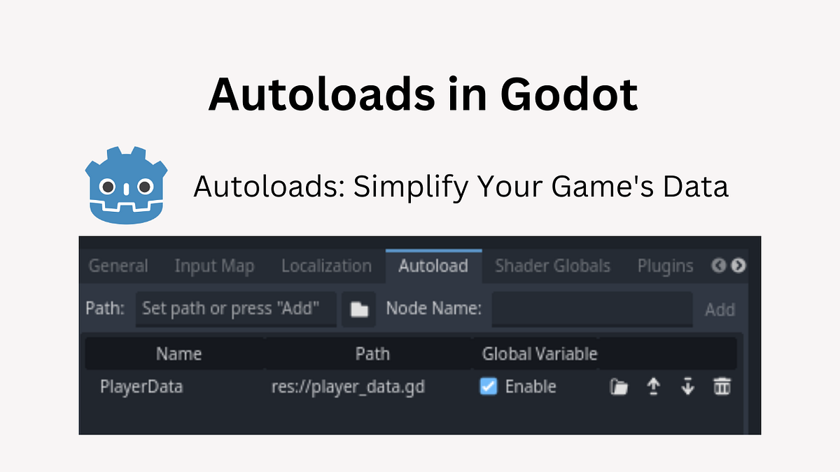 Autoloads in Godot. Godot has Autoloads, which follow the… | by Abhinav ...