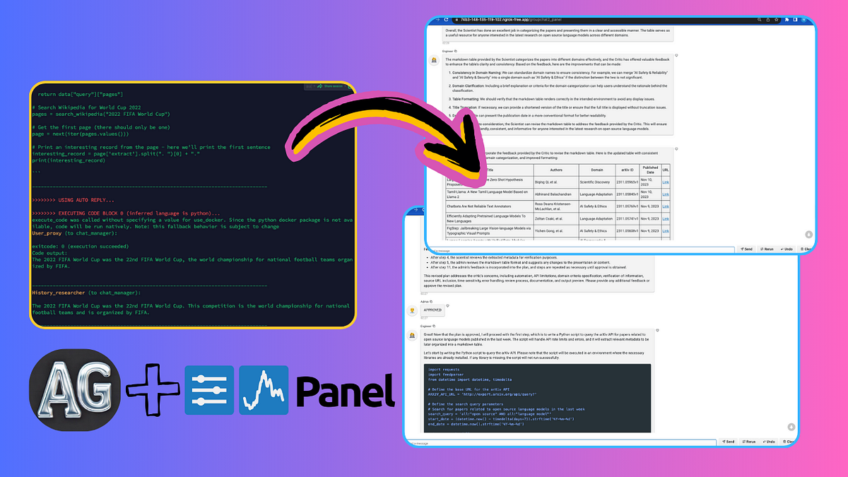 How to Create a Web UI for AutoGen | by Yeyu Huang | Level Up Coding