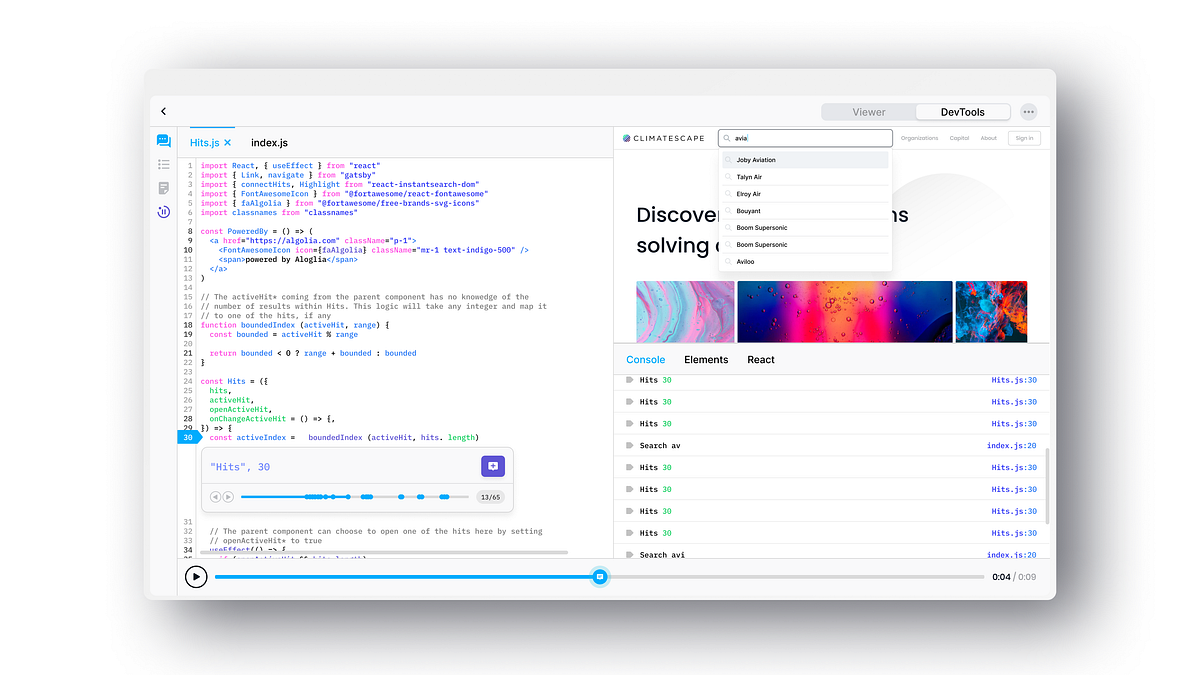 Launching Replay: The Time Travel Debugger for the Web! | by Jason ...