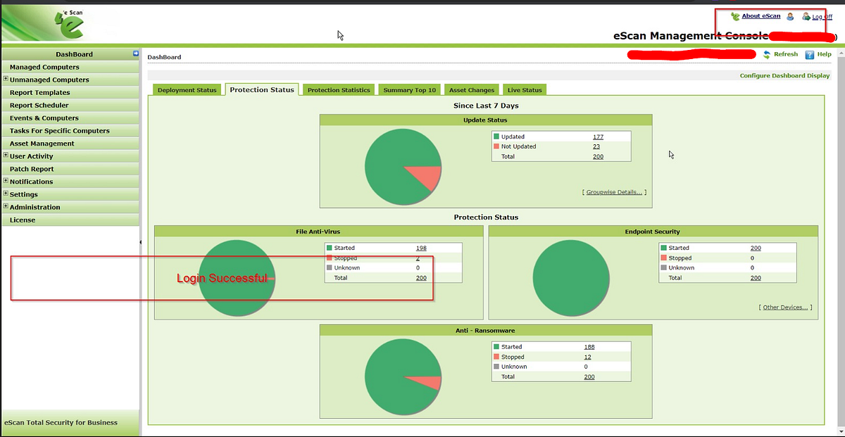 Zero day login bypass in “eScan Total Security for Business” using ...