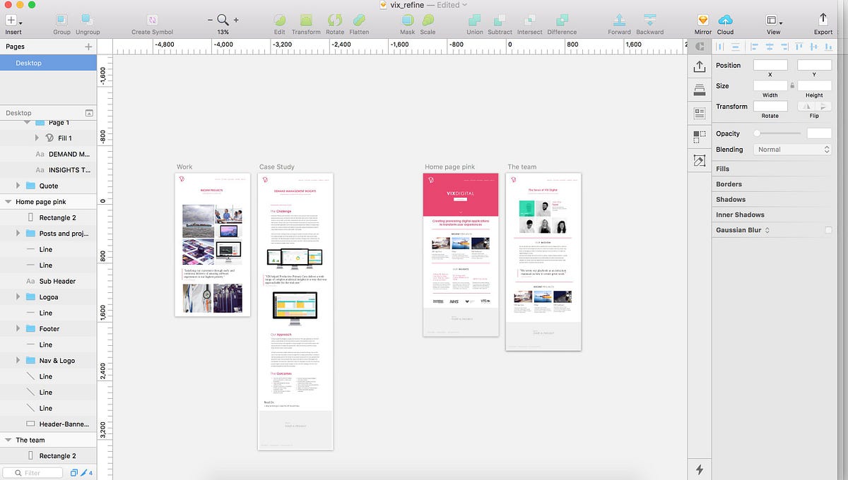 Prototyping user interfaces using Sketch & InVision | by VIX Digital | Medium