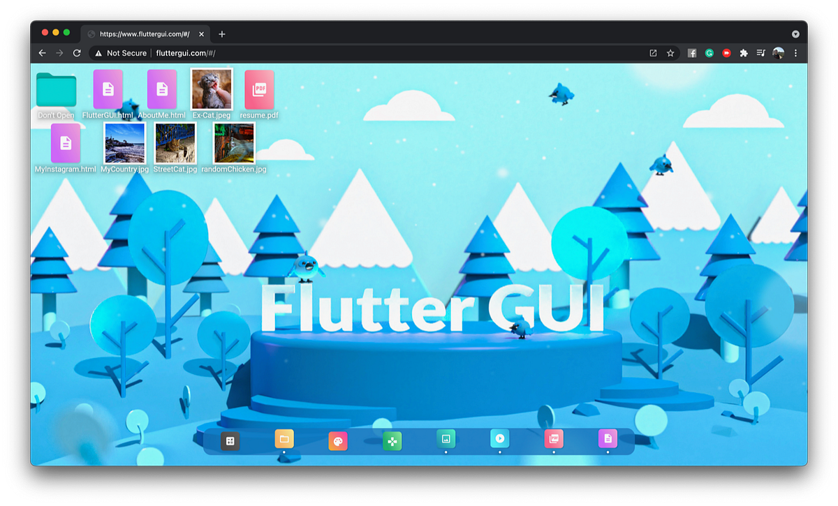 Desktop GUI Implementation using Flutter WEB (Part 2: Dock) | by Achraf Feydi | Nerd For Tech ...