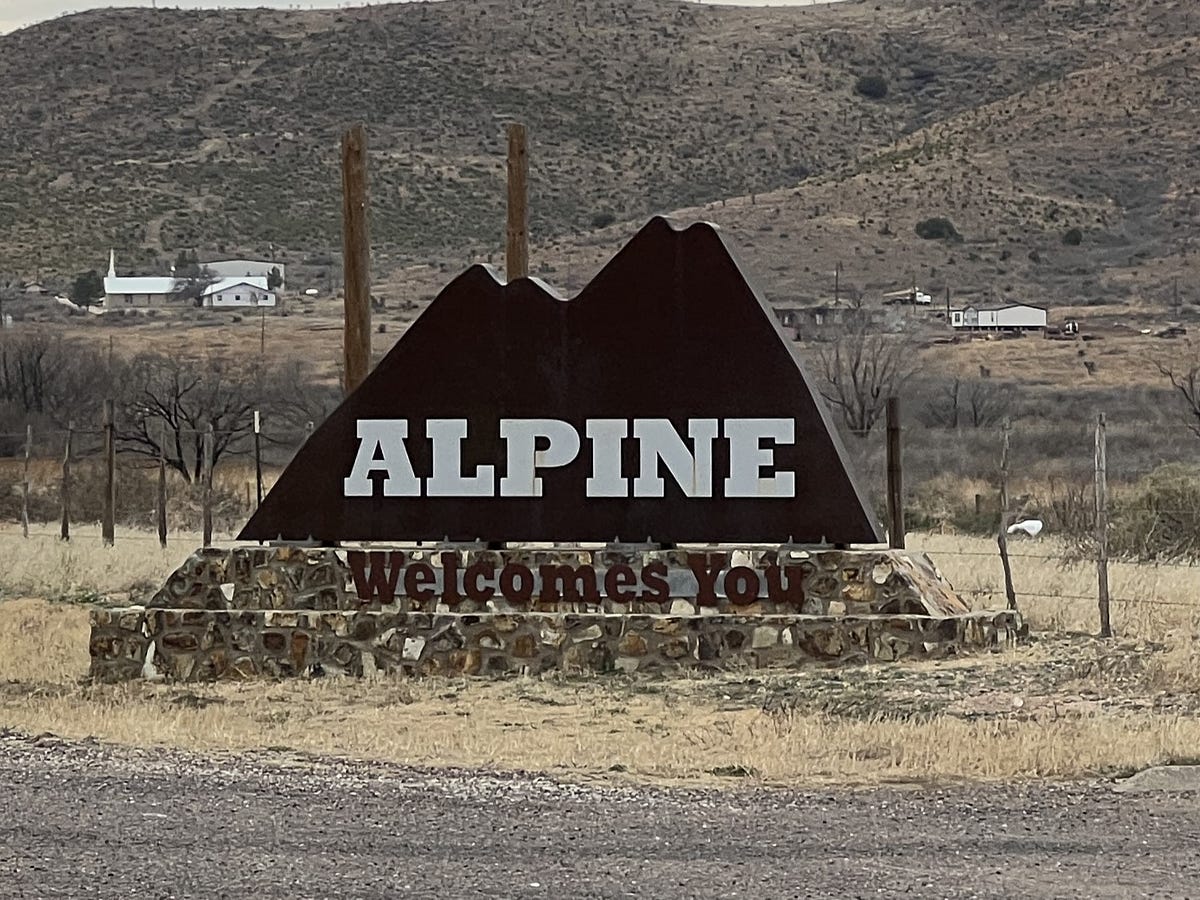 Welcome to Alpine, Texas. Where the murals are bright and the… | by ...