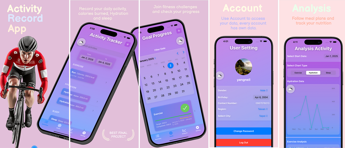 【ios應用程式開發入門】04 Swiftui Ios App 入門課程期末專題一 Crud 紀錄 App By Wonogfsocry 海大 Swiftui Ios