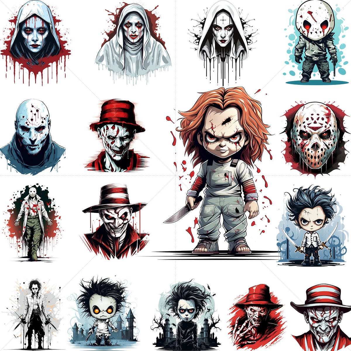 Horror Bundle,Halloween Michael Myers PNG , Vintage Halloween Png ...