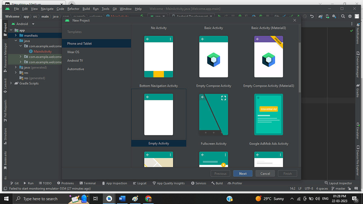 Basics Of Android - Sakshi Kadlag - Medium