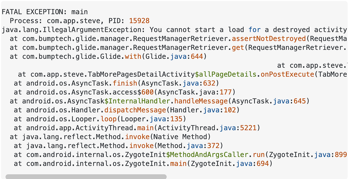 Solved : You cannot start a load for a destroyed activity in ...