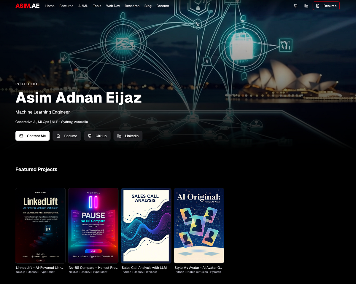 🎬 How I Built a Netflix-Style Portfolio Website Using AI (Step by Step Tutorial) | by Asim Adnan ...